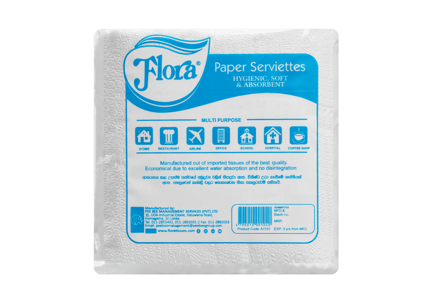 Flora Tissues | Premium Paper Serviettes,Toilet Rolls & More – FloraTissues