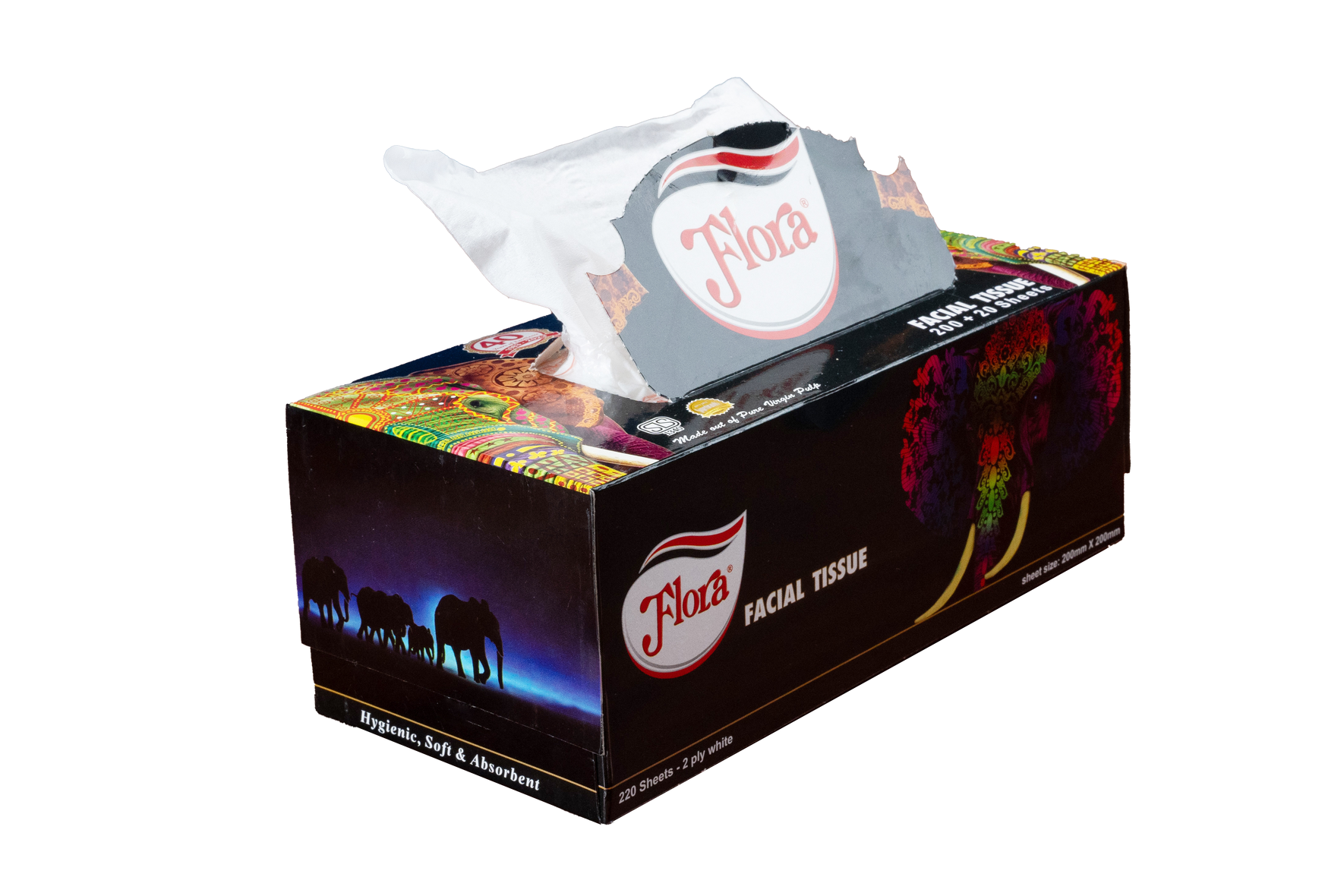 FLORA PERFUMED FACIAL TISSUE 2PLY 160 SHEETS - FRESH – FloraTissues